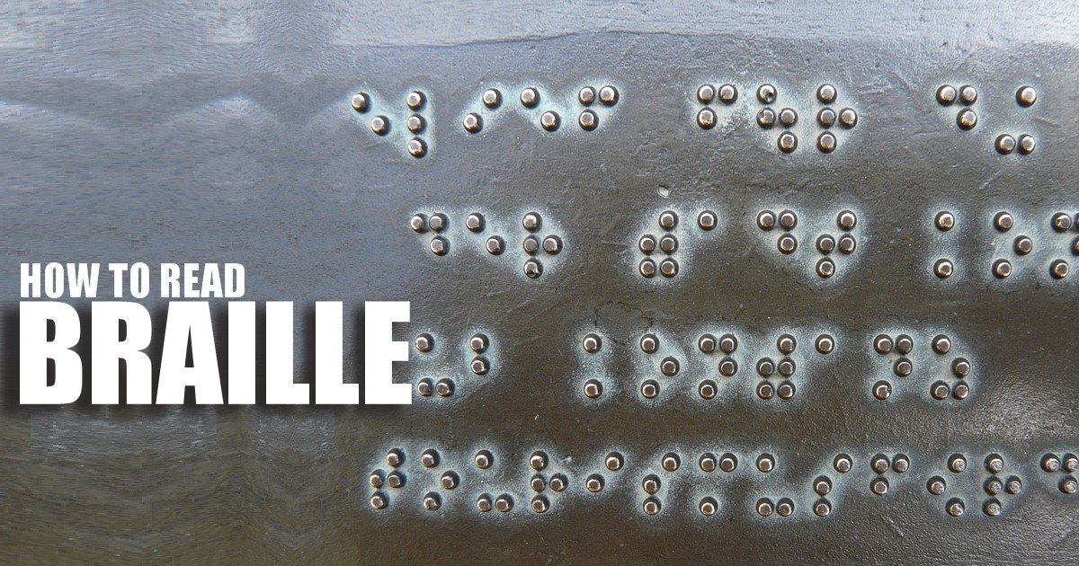 How to Read Braille Alphabet - Contact Lens King Blog